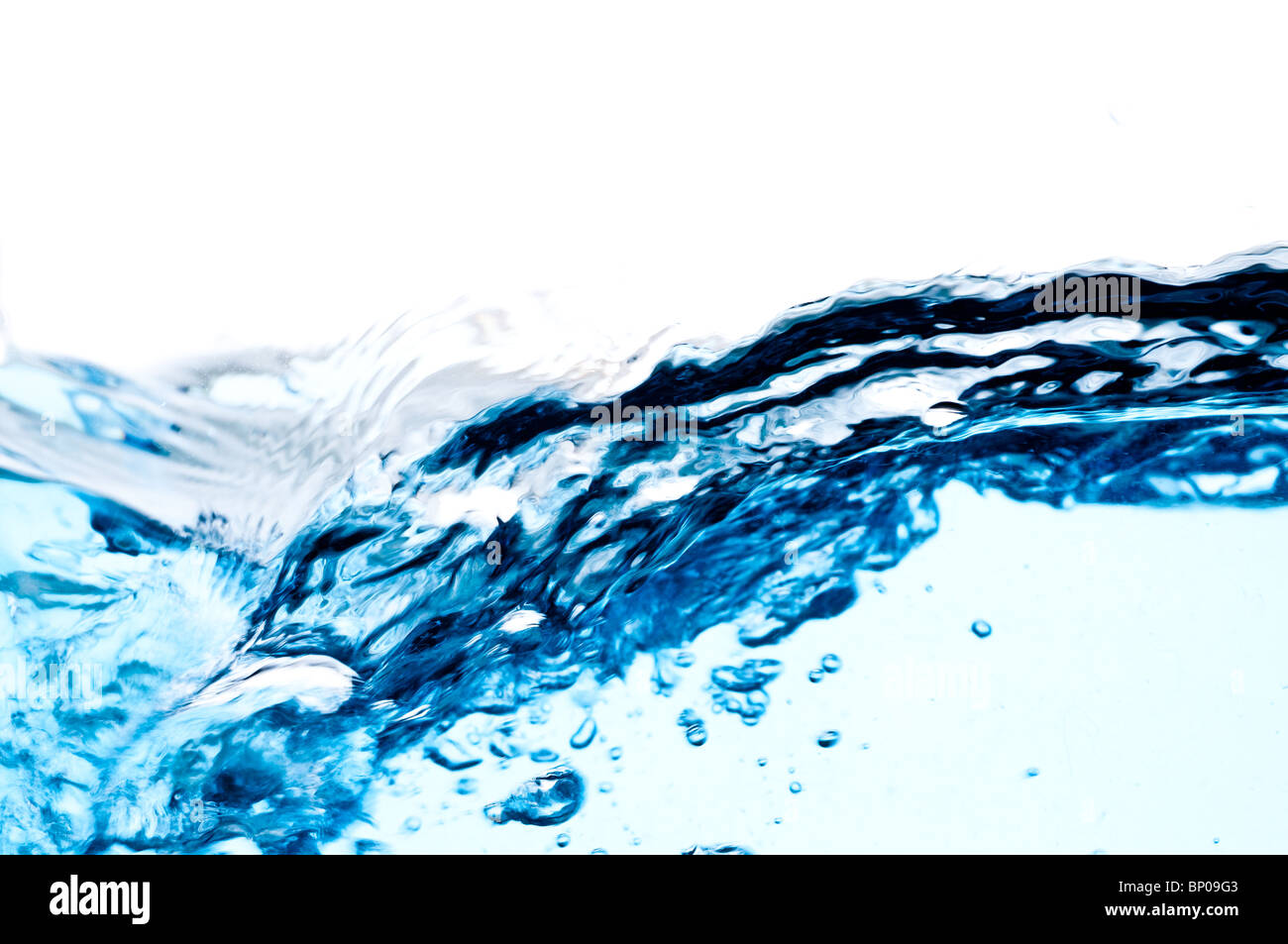 fresh clean water splash. macro Stock Photo - Alamy