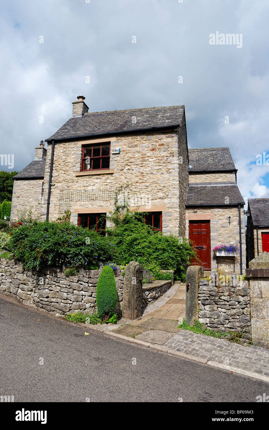 Castleton Derbyshire england UK Stock Photo - Alamy