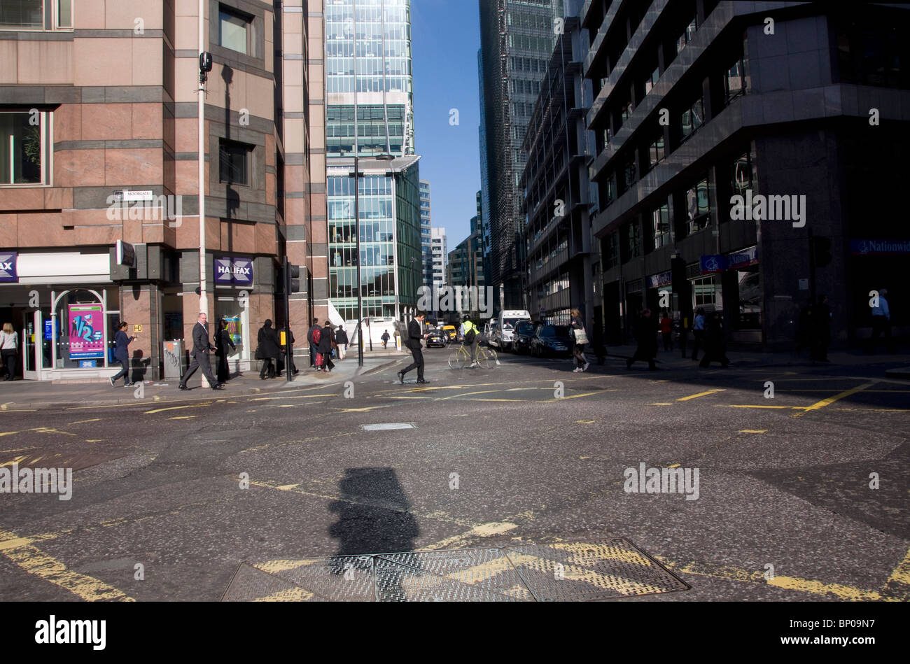 Moorgate City of London GB UK Stock Photo - Alamy