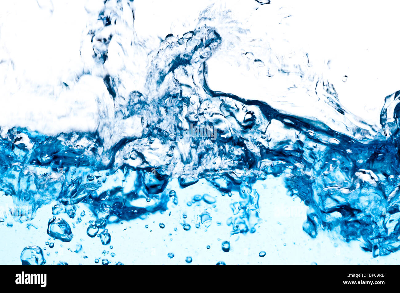 fresh clean water splash. macro Stock Photo - Alamy