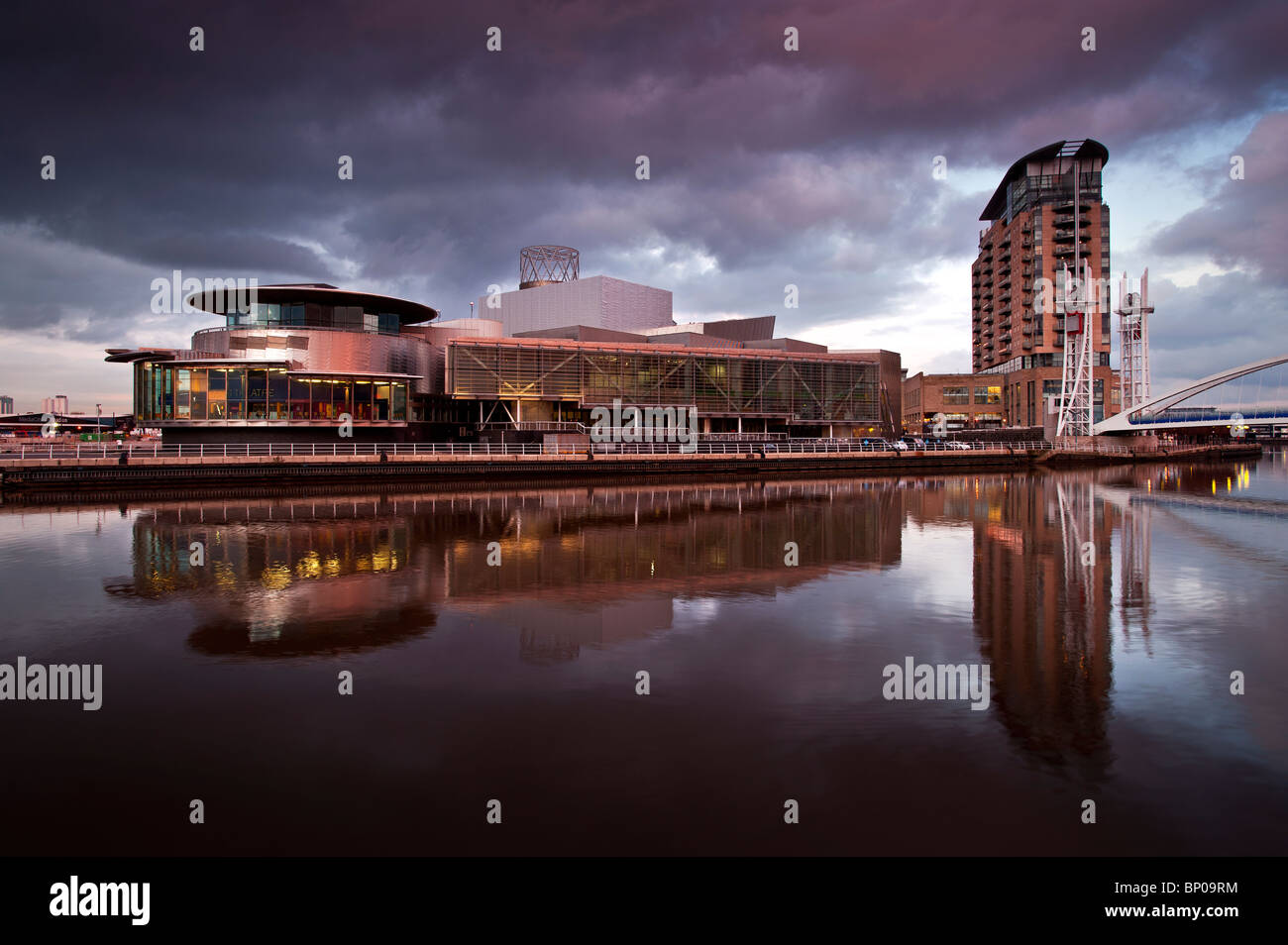 Salford Quays Manchester UK Stock Photo - Alamy