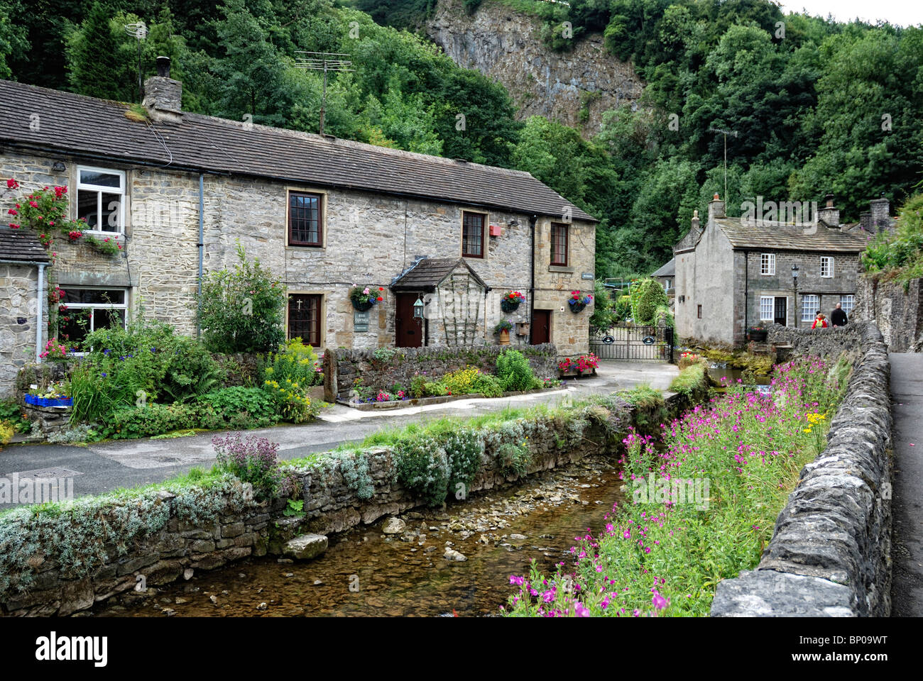 Castleton Derbyshire england UK Stock Photo - Alamy