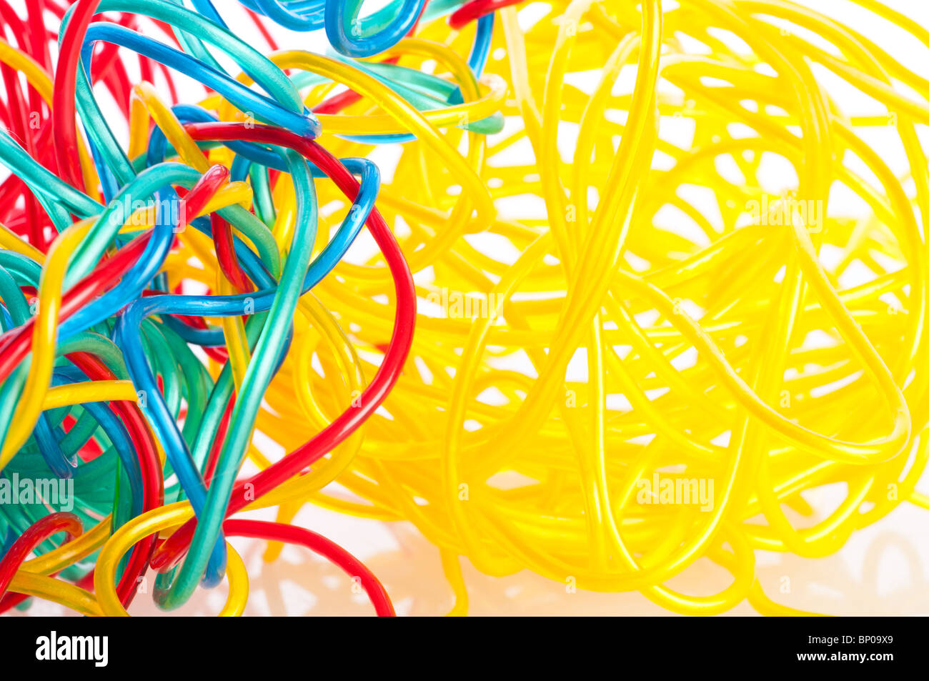 Colorfull cables hi-res stock photography and images - Alamy