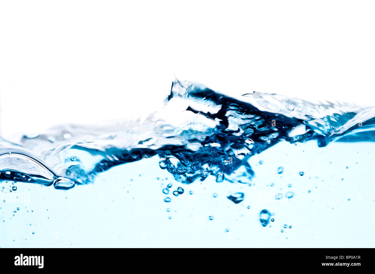 fresh clean water splash. macro Stock Photo - Alamy