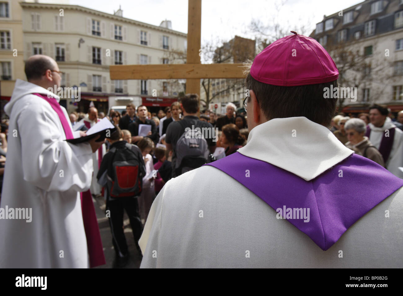 France, Paris, Good friday procession Stock Photo - Alamy