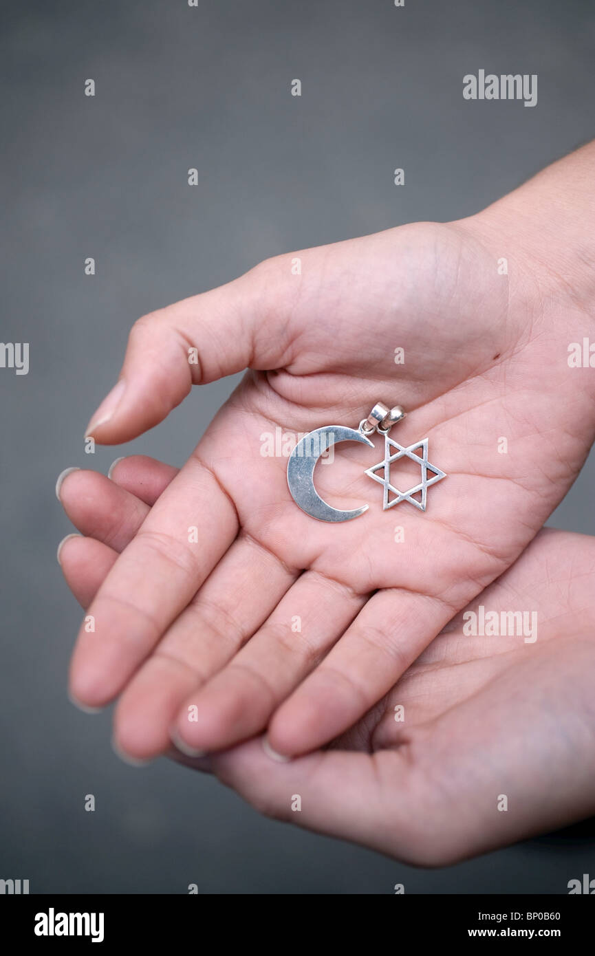 France, Paris, Christian & muslim symbols Stock Photo - Alamy