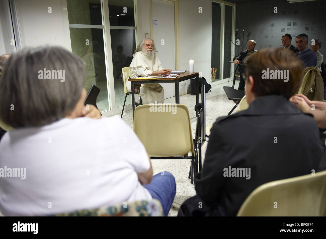 Puteaux, Father Pedro is a dominican priest who offers support to the ...