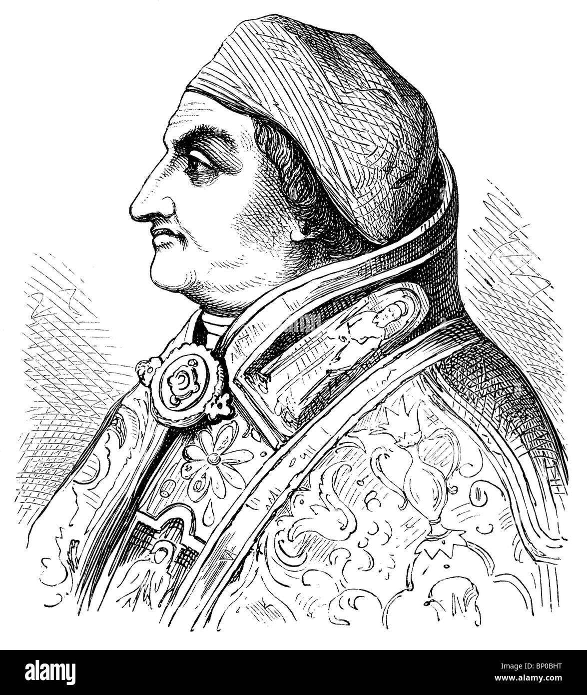 Portrait of pope pius Cut Out Stock Images & Pictures - Alamy