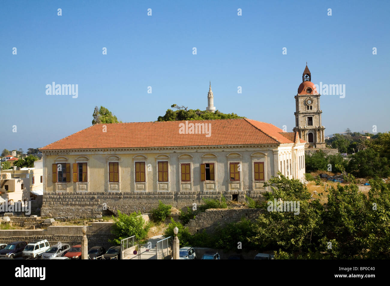 Italian period building rhodes town hi-res stock photography and images ...