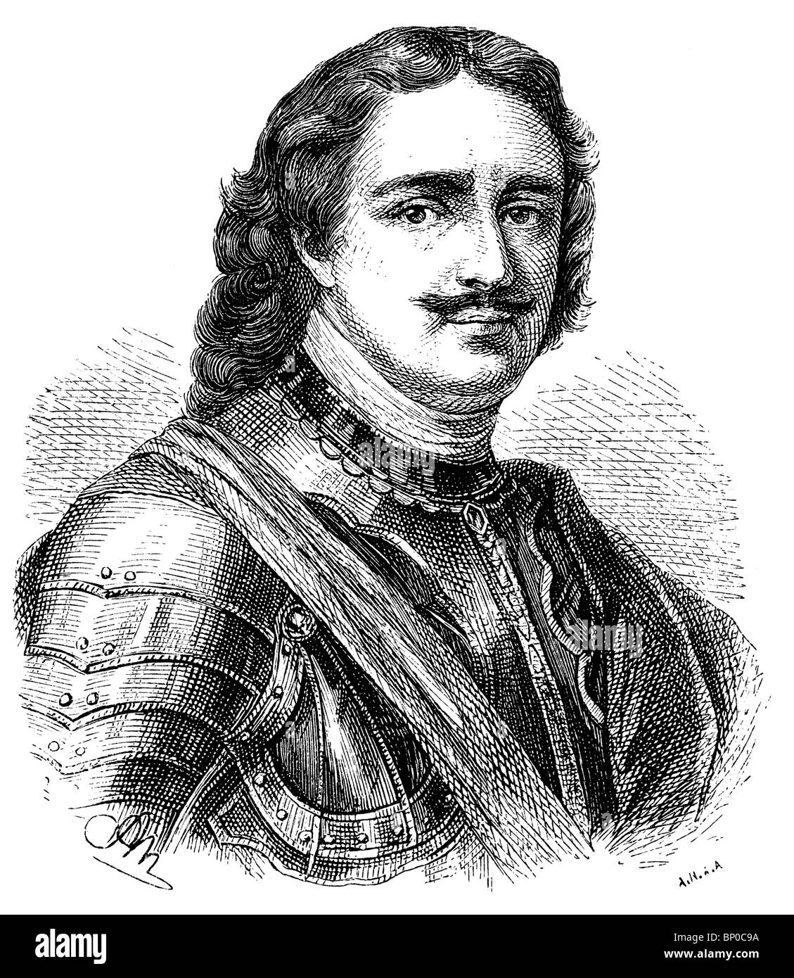 Peter the great portrait Cut Out Stock Images & Pictures - Alamy
