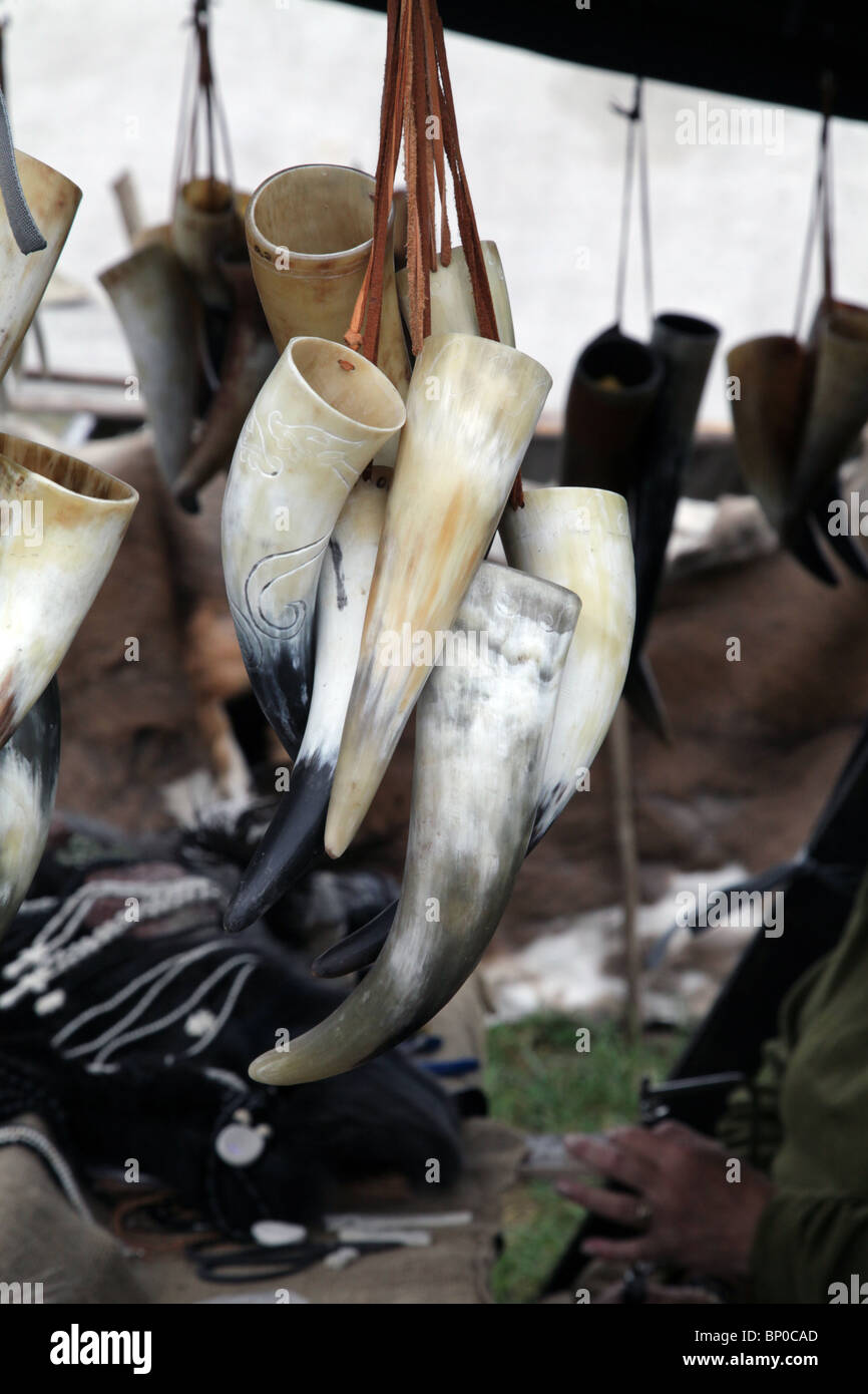 Viking drinking horn norway hi-res stock photography and images - Alamy