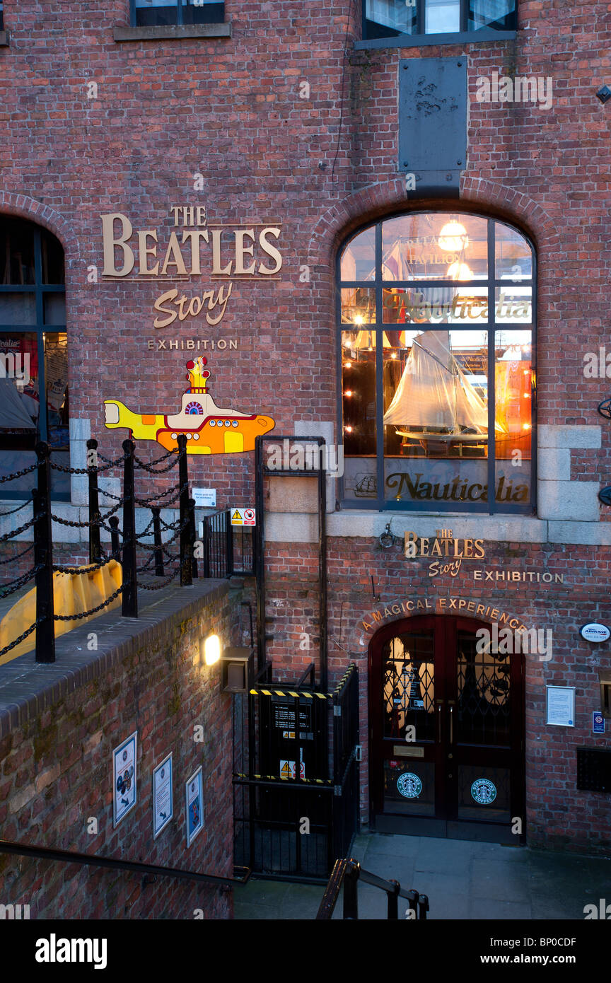 The Beatles Story Albert Dock Liverpool Merseyside UK Stock Photo - Alamy