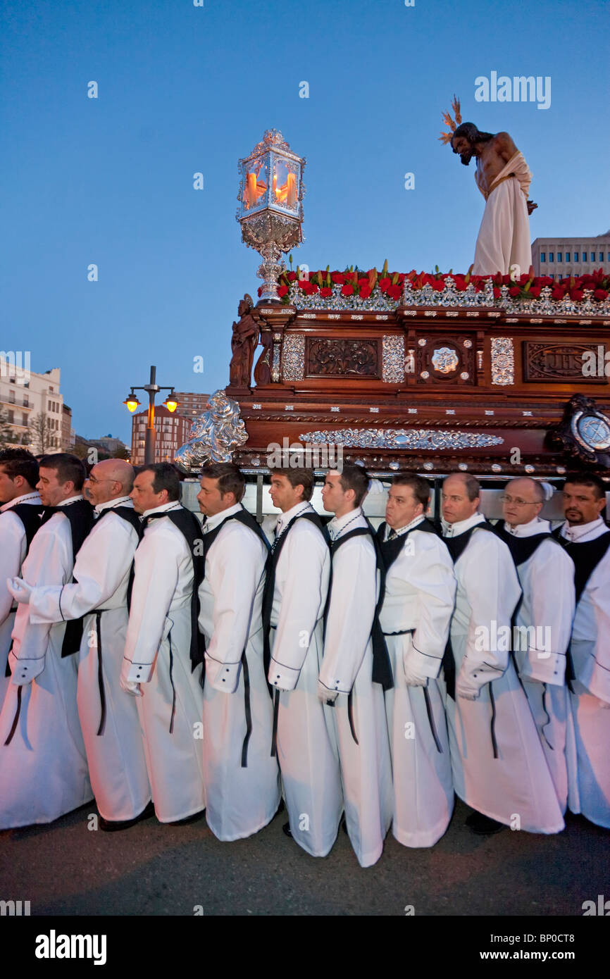 Semana Santa, (Holy Week) celebrations, Malaga, Andalucia, Spain Stock ...