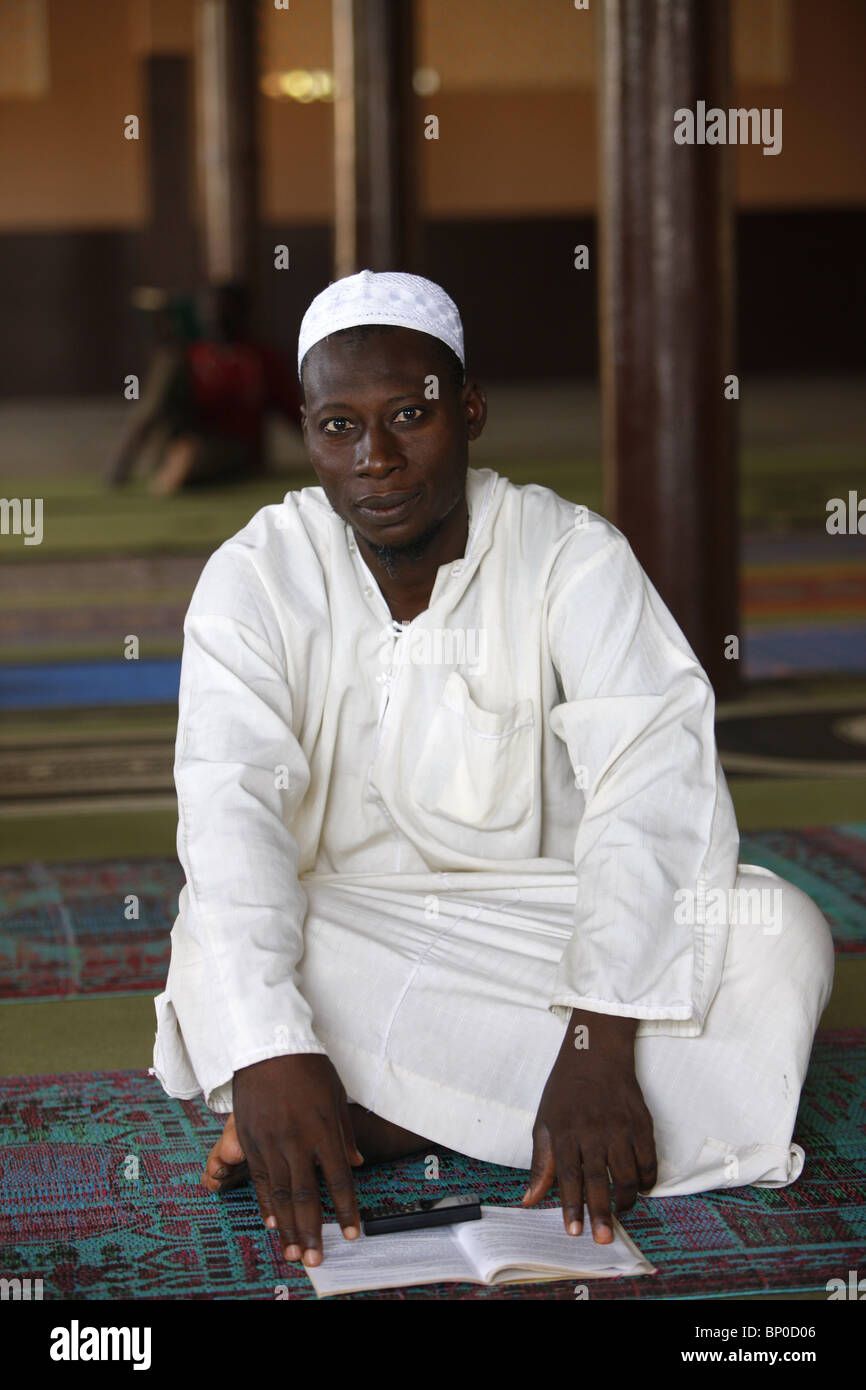 Togo, Lomé, Muslim in a Lomé mosque Stock Photo - Alamy