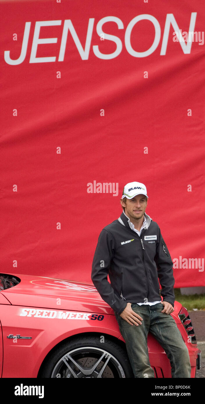 Jenson Button Formula 1 World Champion attends a photocall to promote ...