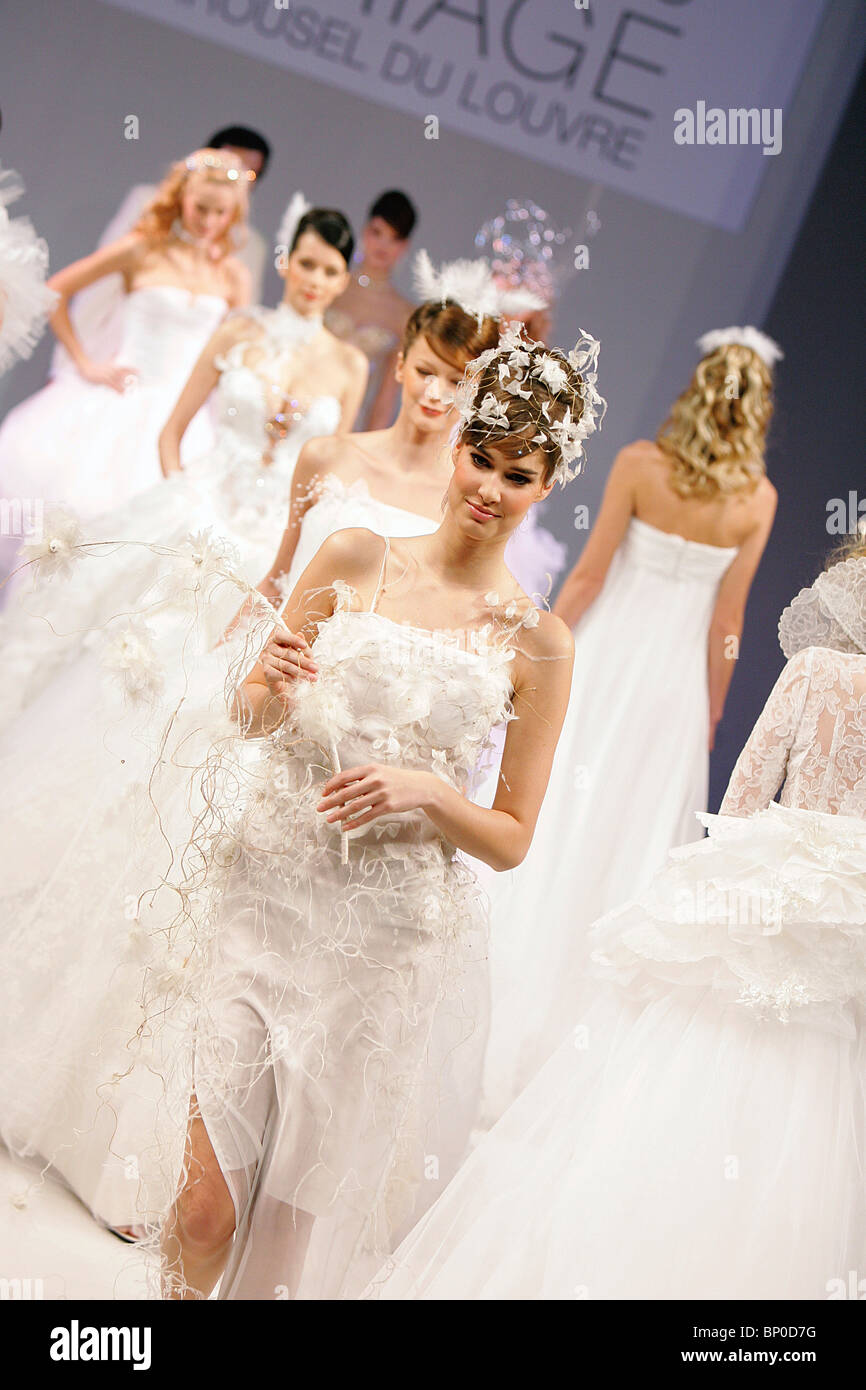 France, Paris, wedding exhibition Stock Photo - Alamy