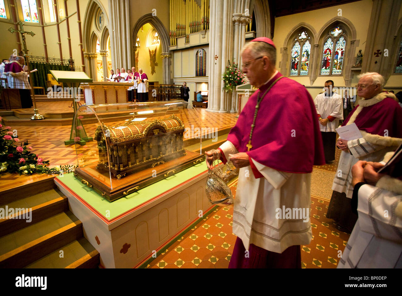 The relics of Saint Therese of Lisieux at St John's Catholic Cathedral ...