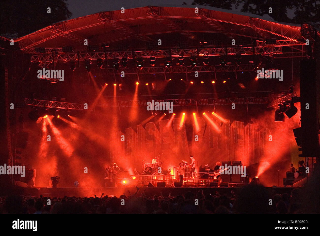 France, Paris region, St Cloud, Rock en Seine music festival Stock ...
