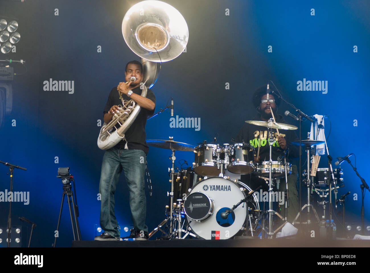 France, Paris region, St Cloud, Rock en Seine music festival Stock ...