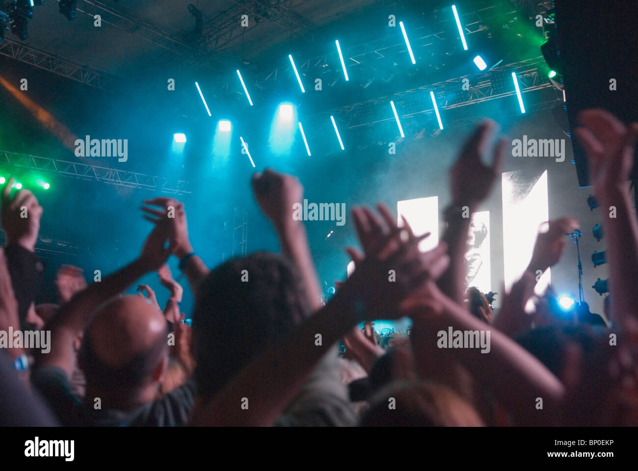 France, Paris region, St Cloud, Rock en Seine music festival Stock ...