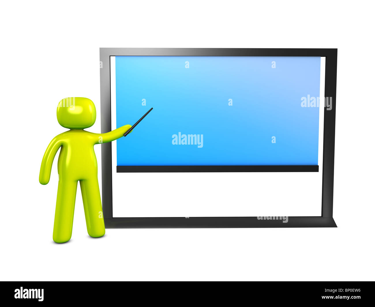 3d image, conceptual, instructor, mentor Stock Photo - Alamy