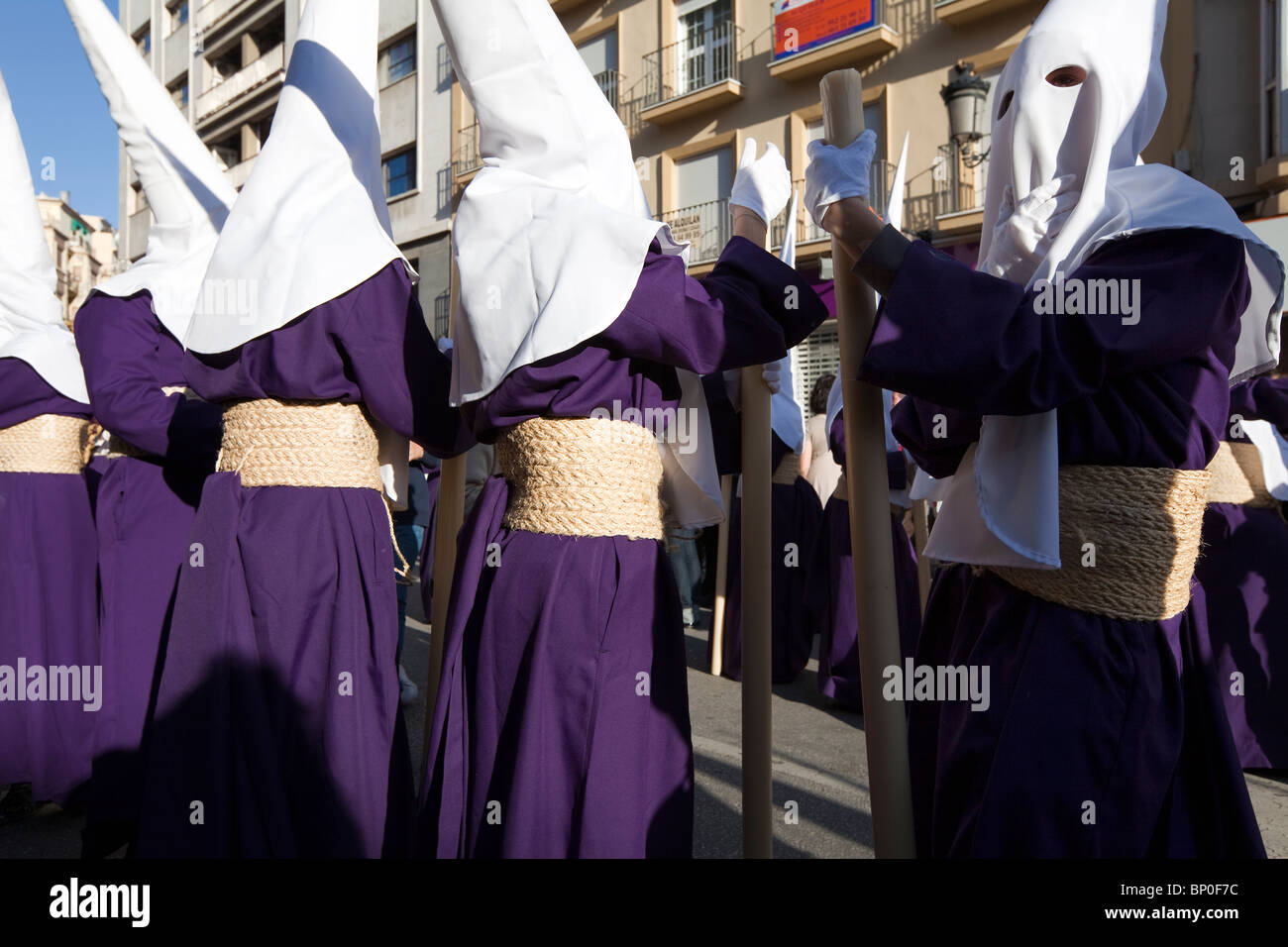 Semana Santa, (Holy Week) celebrations, Malaga, Andalucia, Spain Stock ...