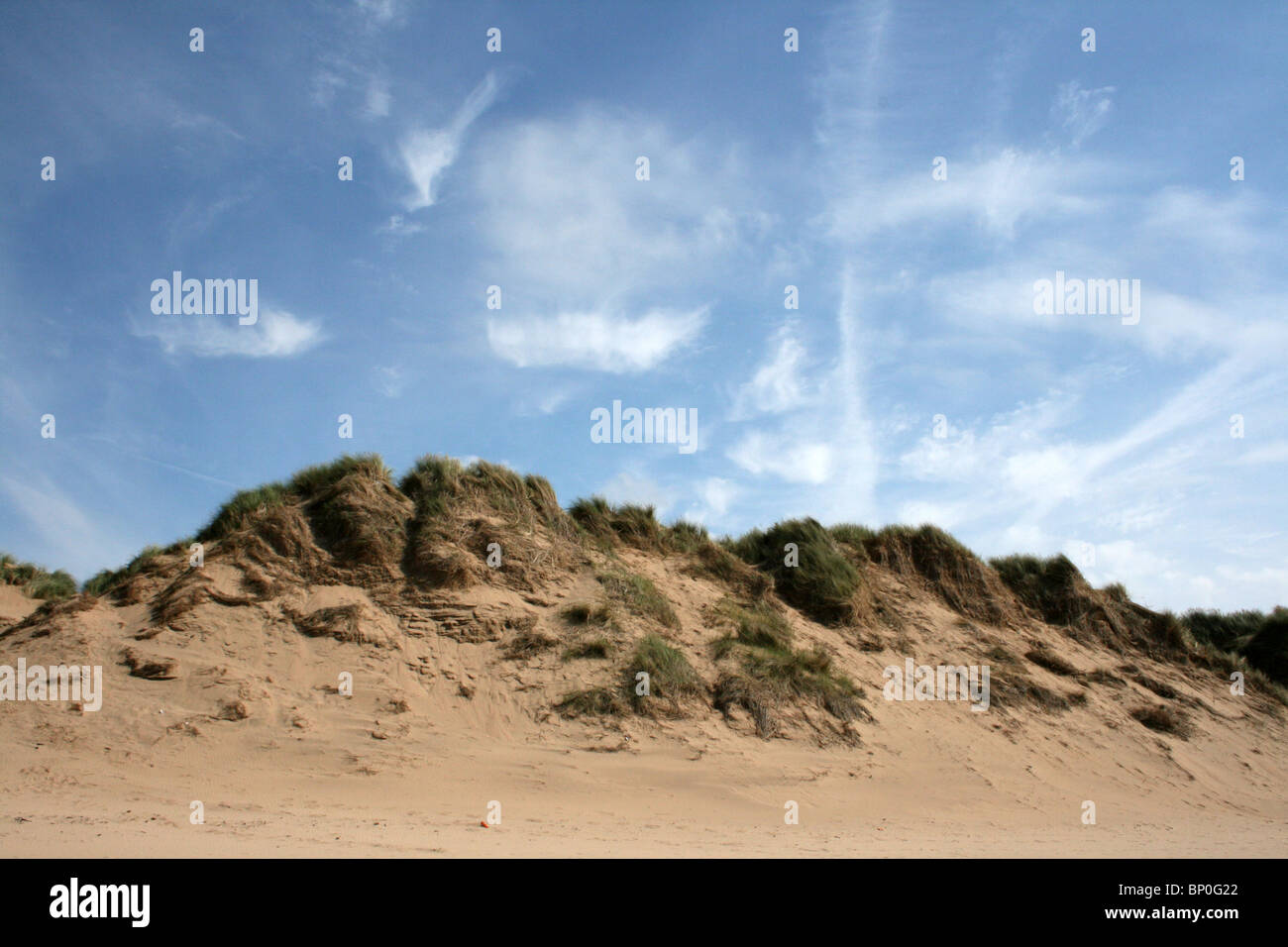 Sand Dunes At Formby Point, Sefton Coast, Merseyside, UK Stock Photo ...