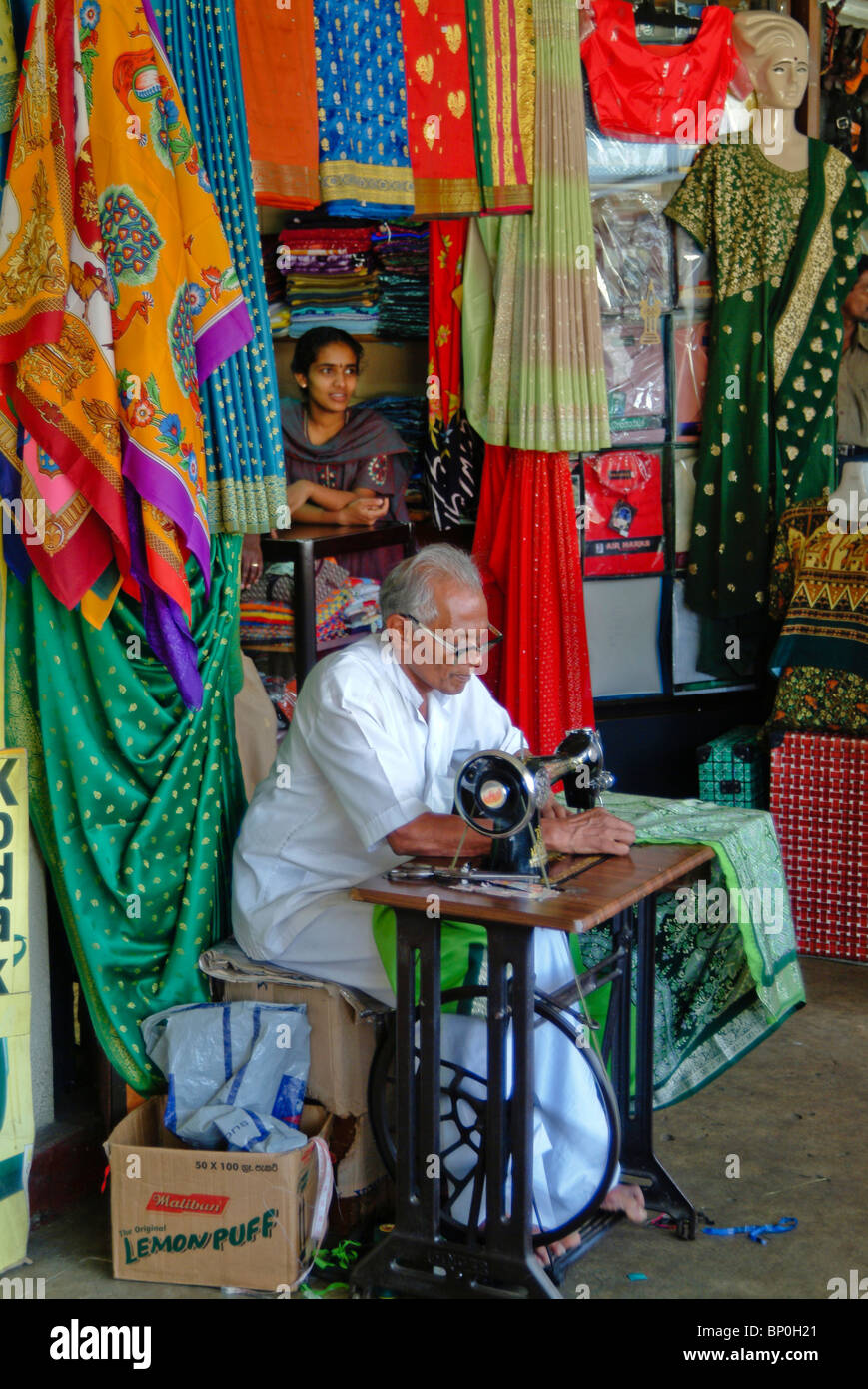 Sri Lanka, Kandy, tailor Stock Photo - Alamy