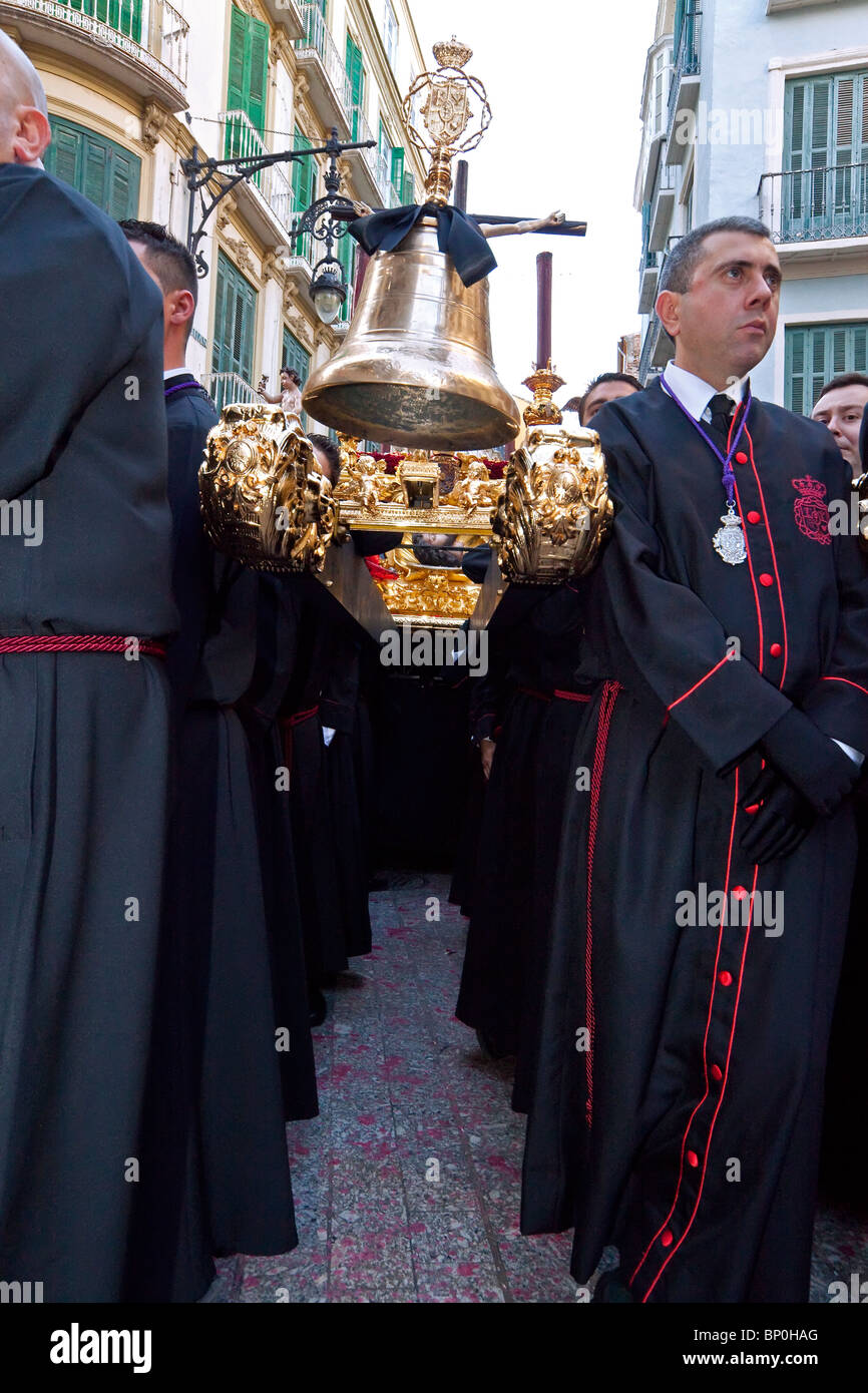Semana Santa, (Holy Week) celebrations, Malaga, Andalucia, Spain Stock ...