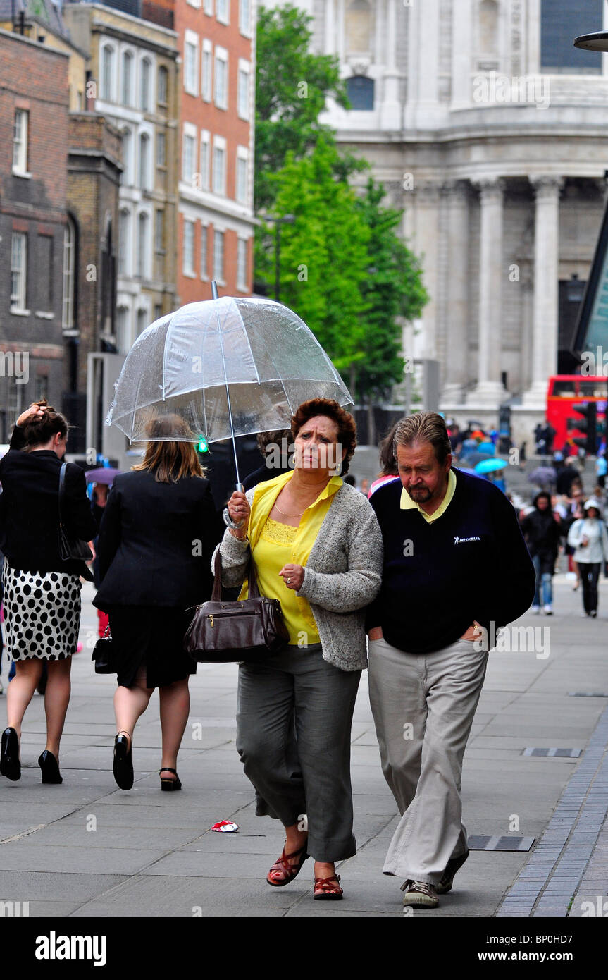 Raining in London Stock Photo - Alamy