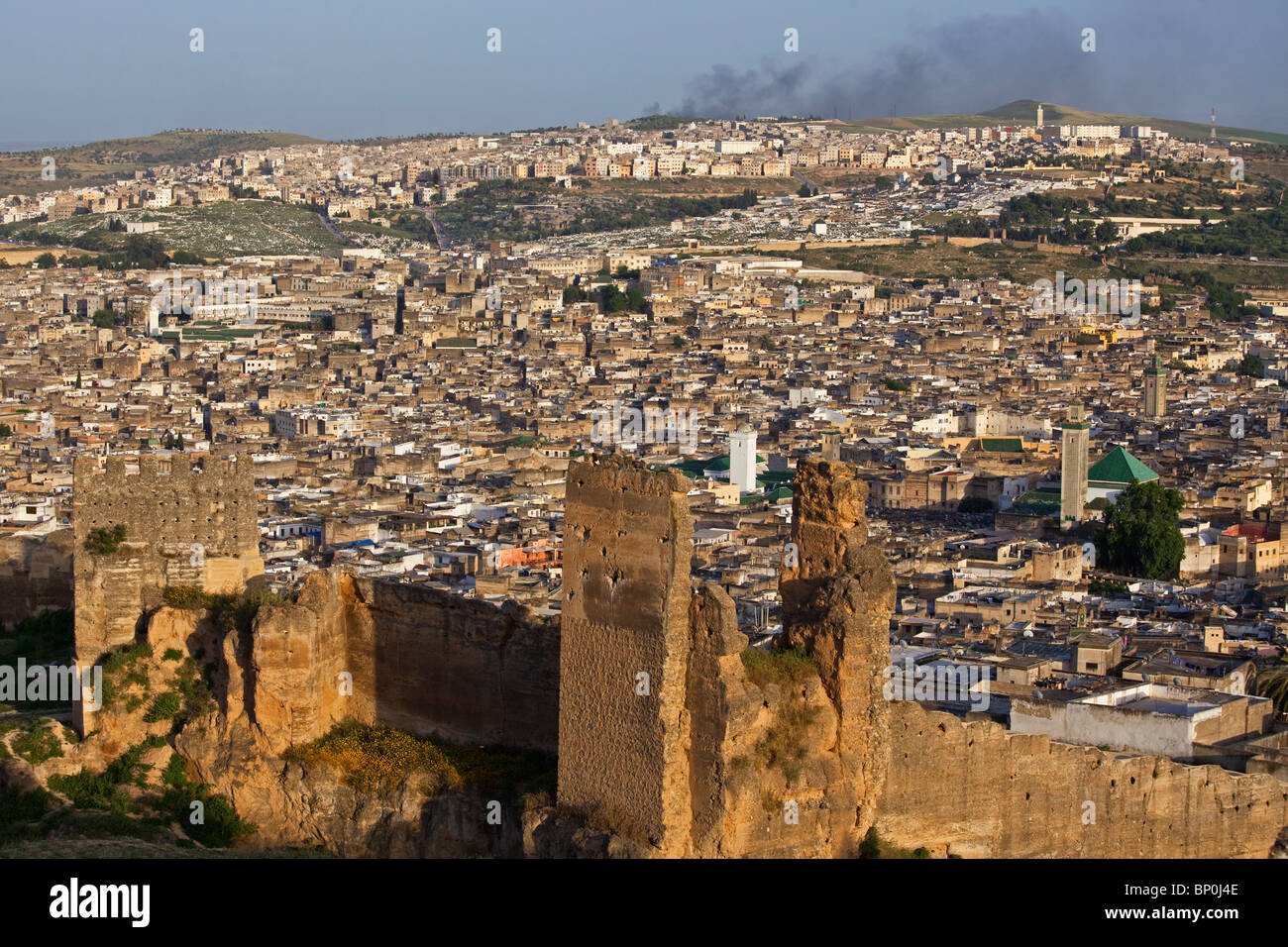 View across the old medina of Fes, Morocco Stock Photo - Alamy