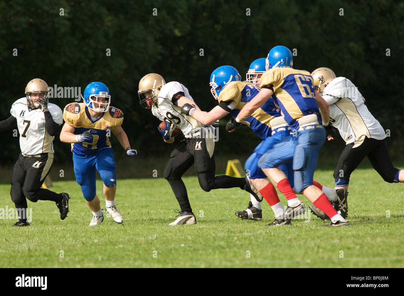 American Football, Manchester Titans versus Clyde Valley Blackhawks ...