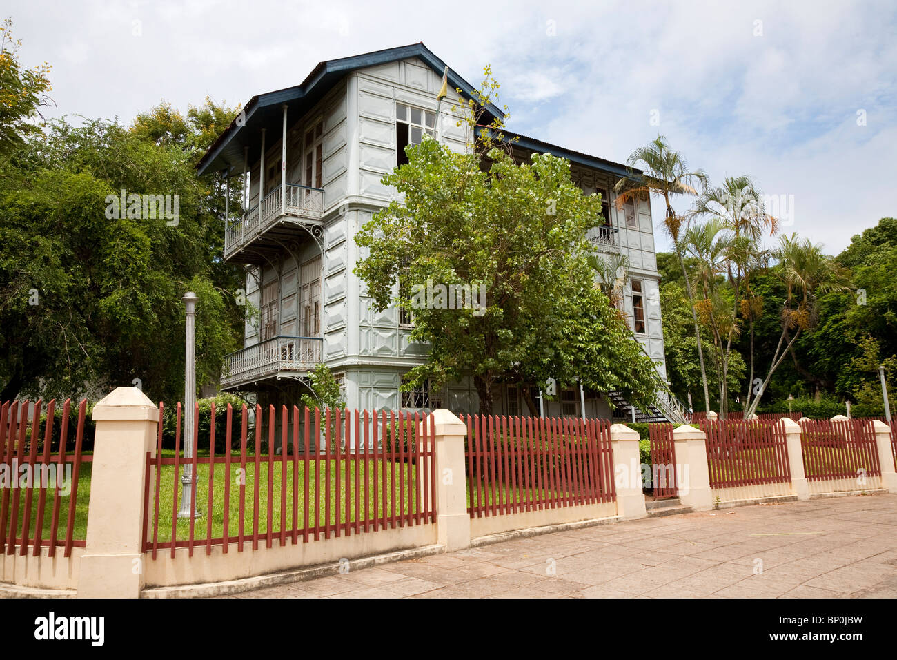 Mozambique, Maputo. Eiffel's Iron House in Maputo Stock Photo - Alamy
