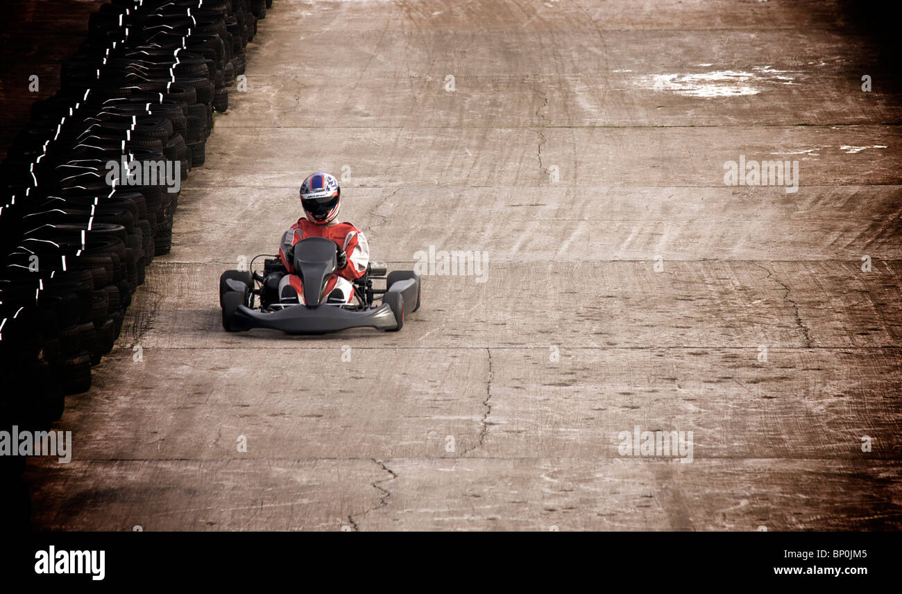 Go Kart racing Stock Photo - Alamy