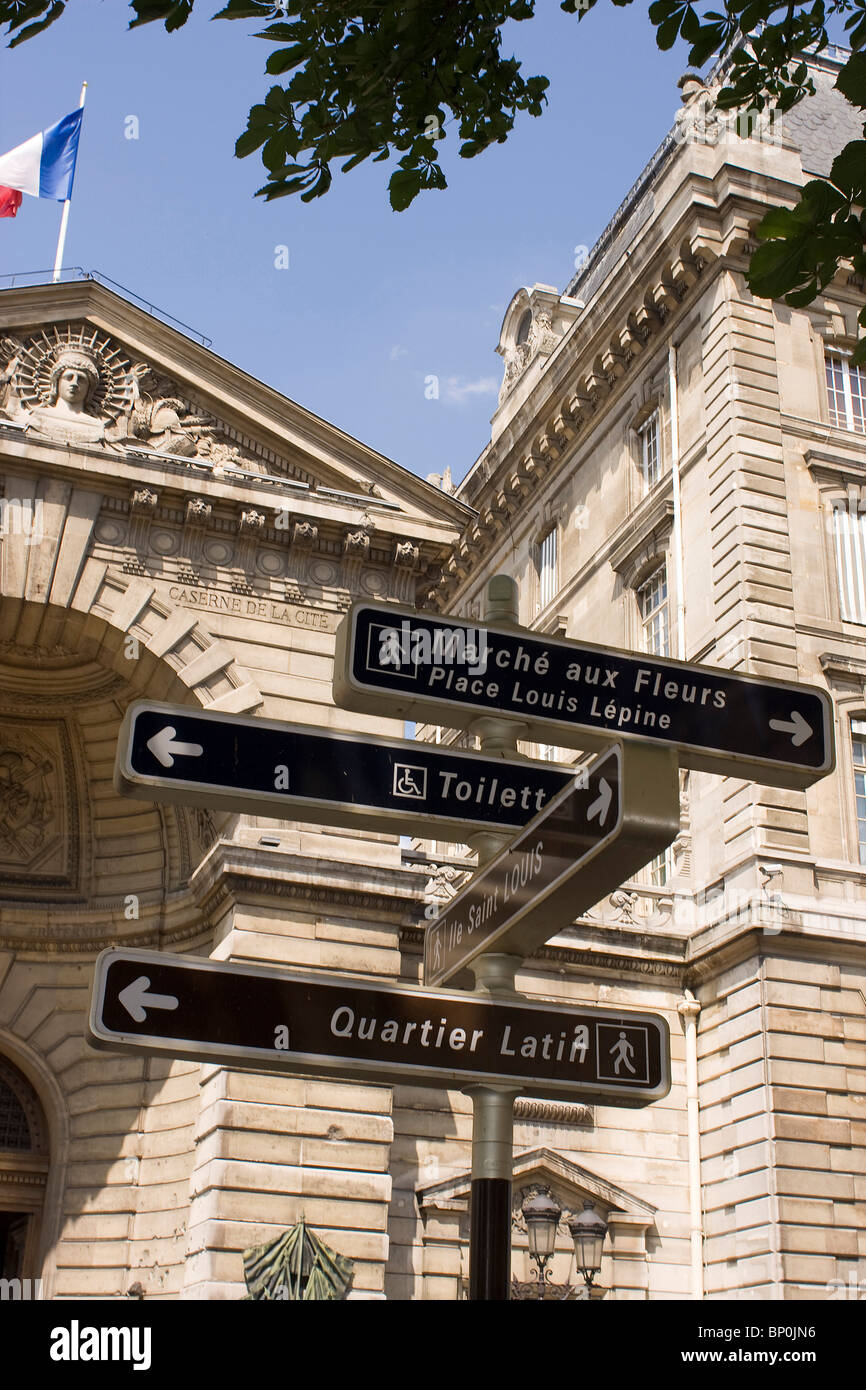 France, Paris, street sign Stock Photo - Alamy