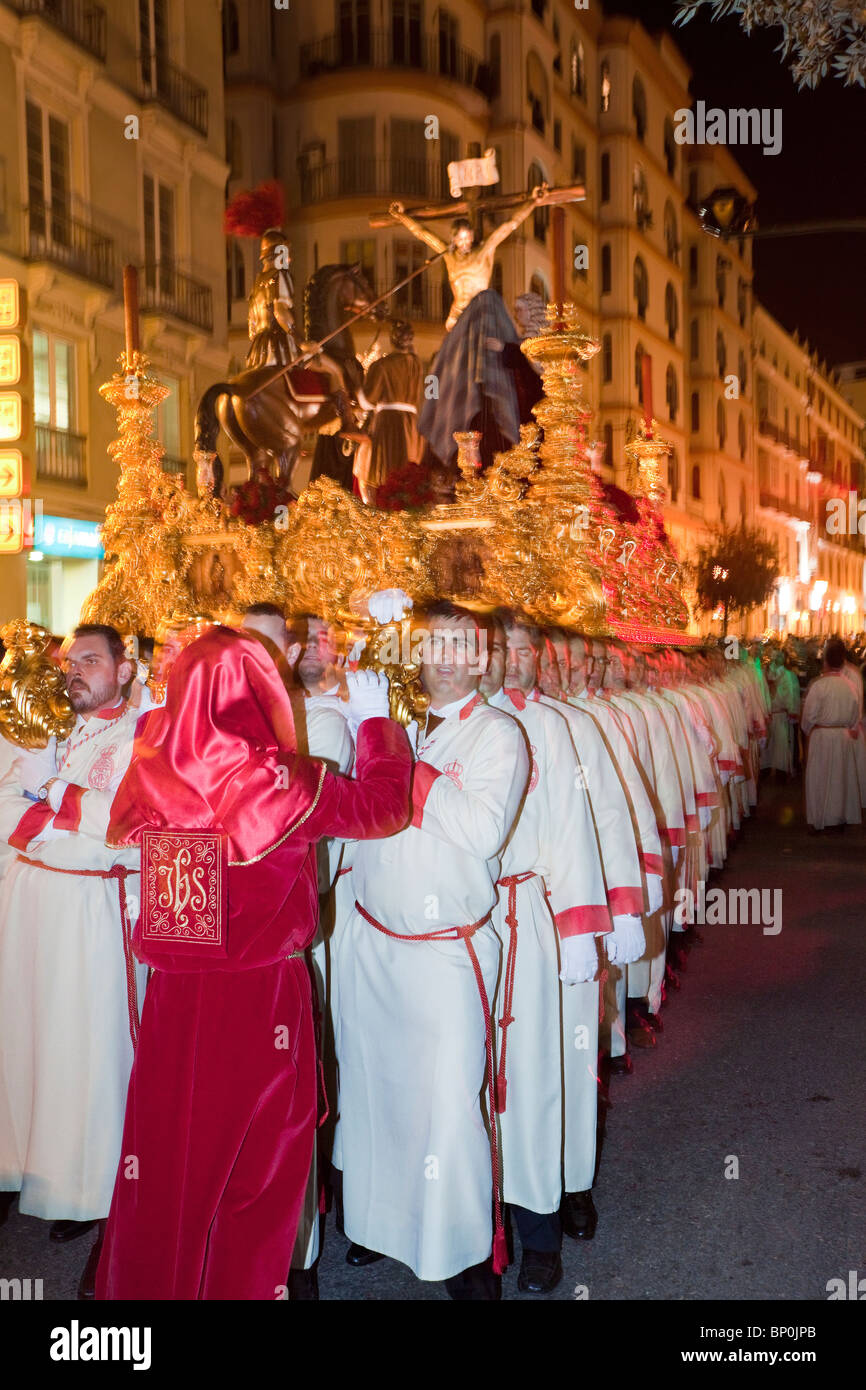 Semana Santa, (Holy Week) celebrations, Malaga, Andalucia, Spain Stock ...