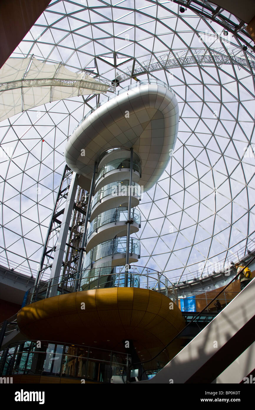 Victoria Square Dome, modern shopping center in Belfast, North Ireland ...