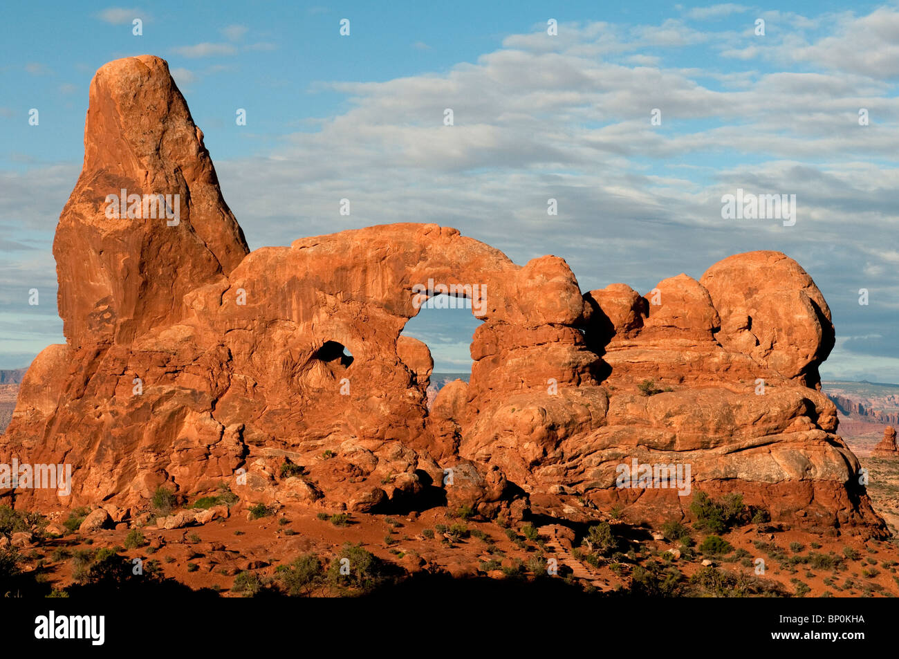Turret Arch, Arches National Park, Utah. USA Stock Photo - Alamy