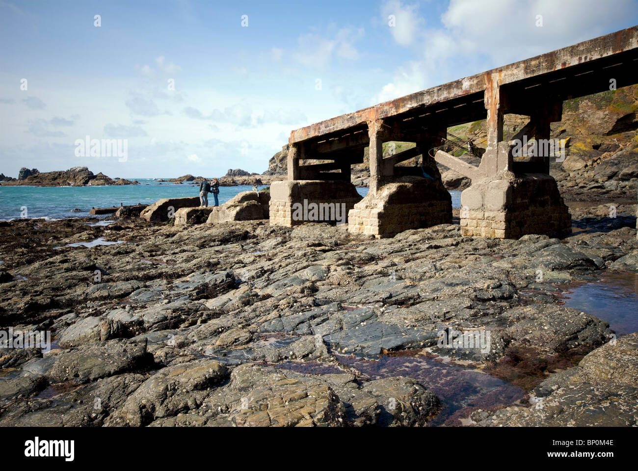 Lizard Point Cornwall UK Beach Stock Photo - Alamy