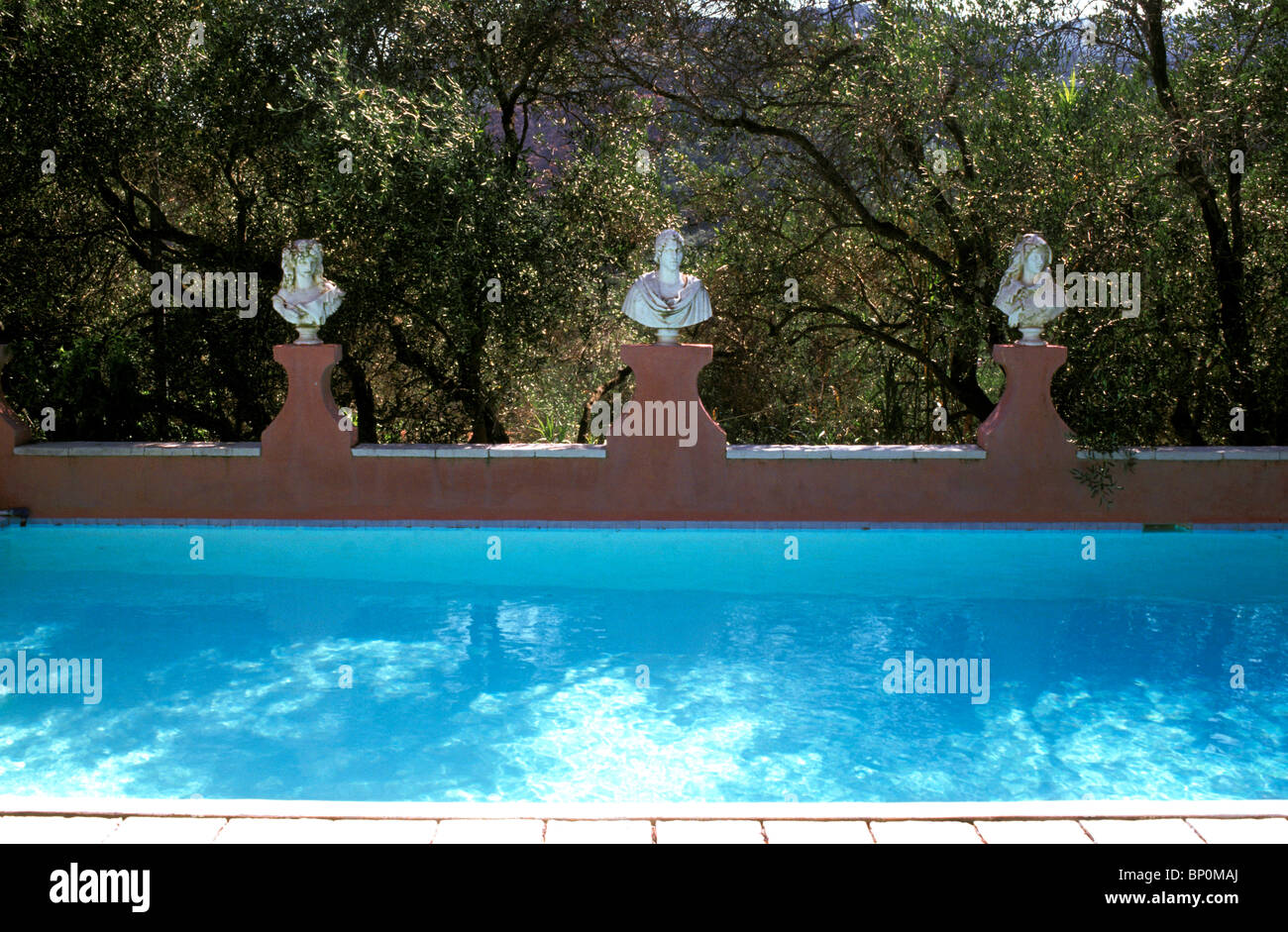 Greece, Corfu, swimming pool Stock Photo - Alamy