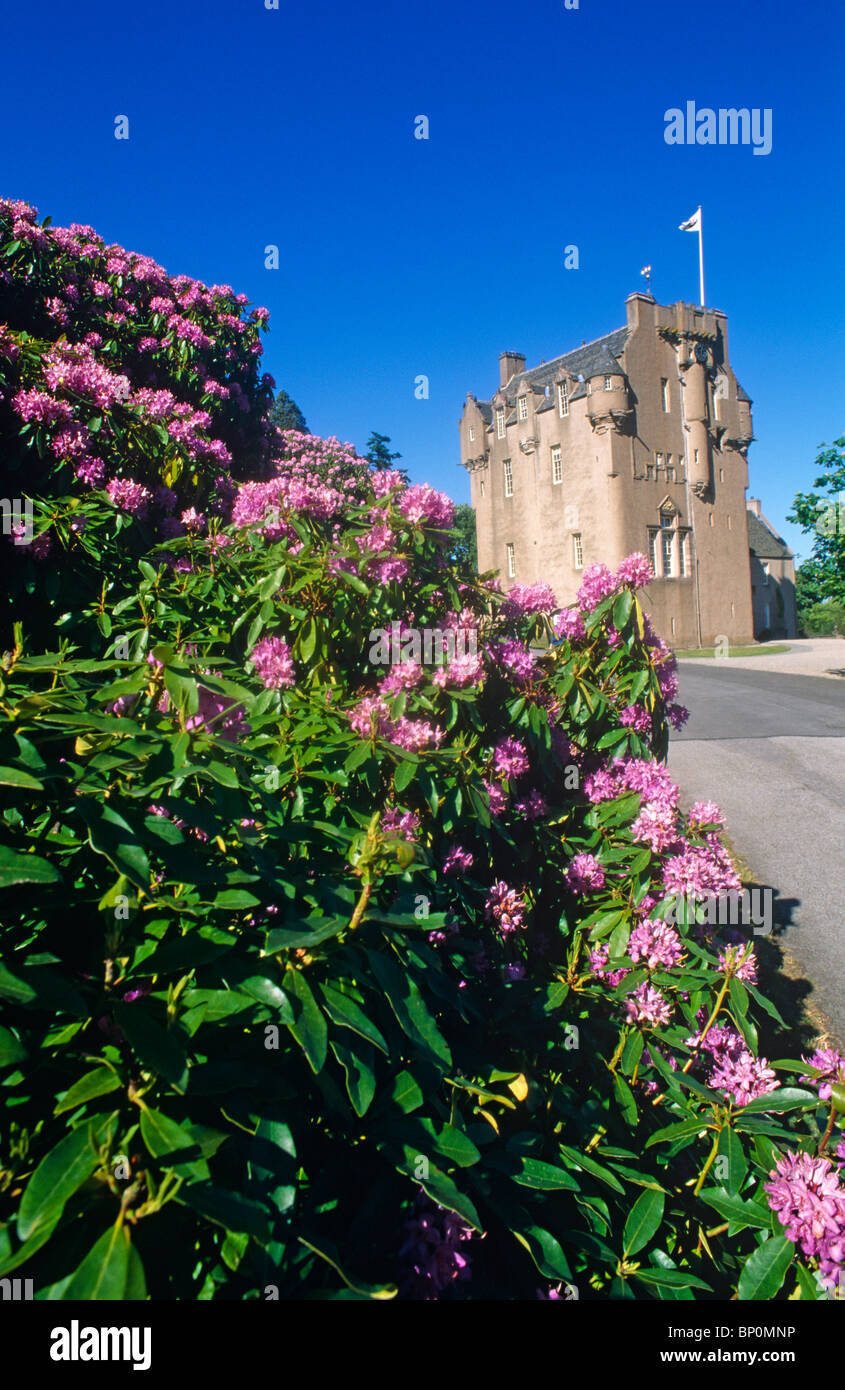 Crathes Castle, Royal Deeside, Grampian District, Scotland Stock Photo ...