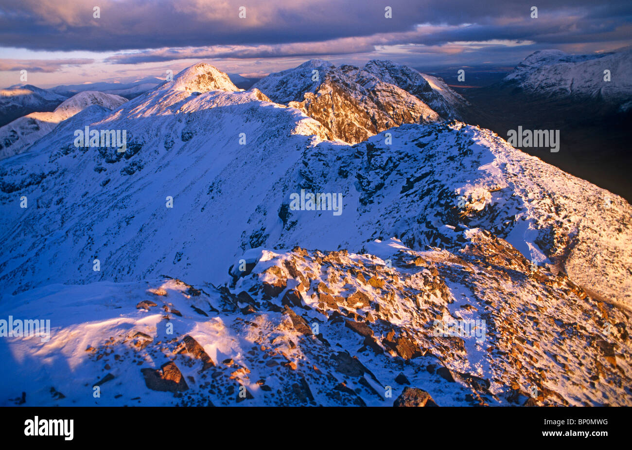 Aonach eagach walker hi-res stock photography and images - Alamy