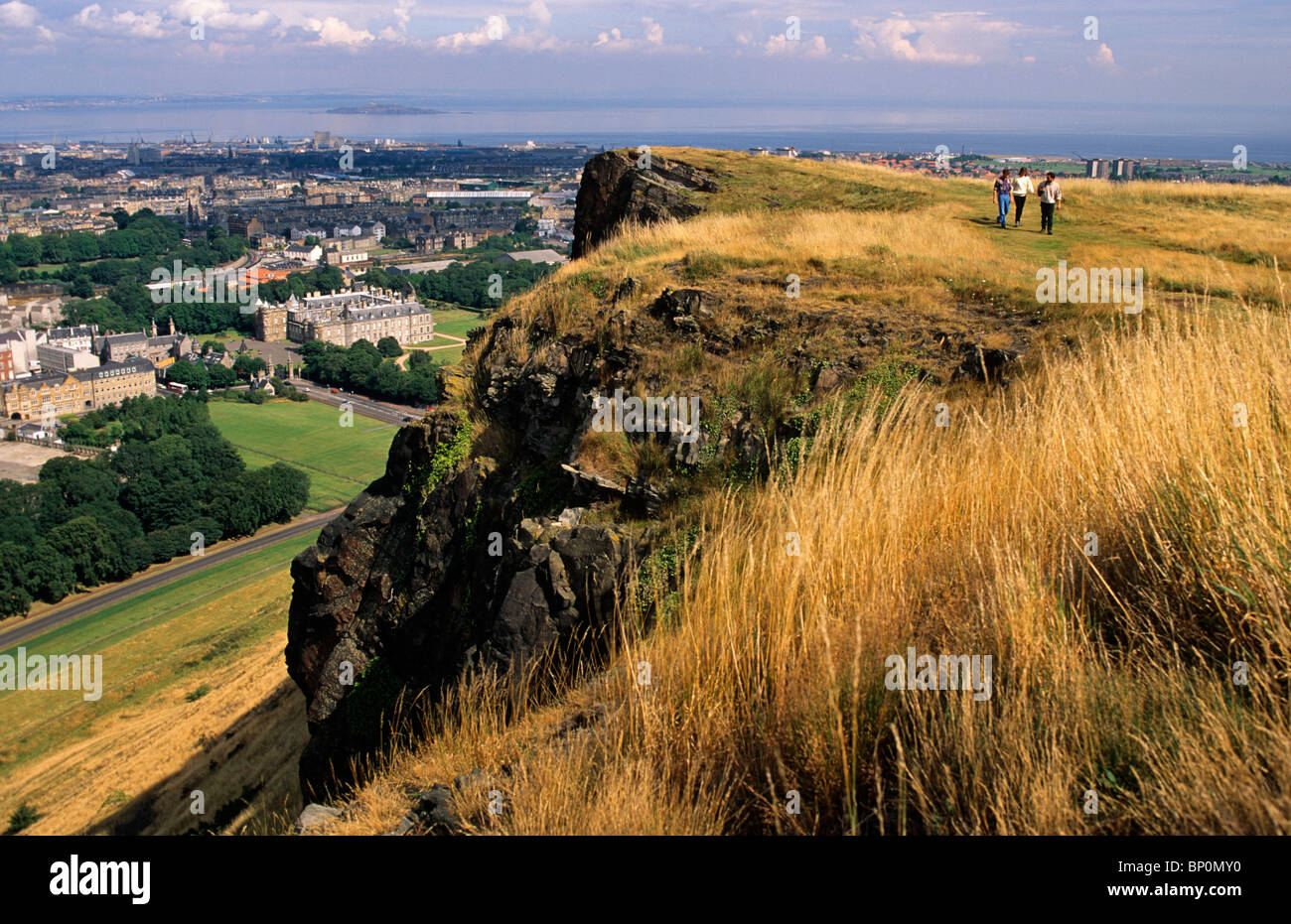 Arthur's Seat, Edinburgh, Scotland. The main peak of the group of hills ...