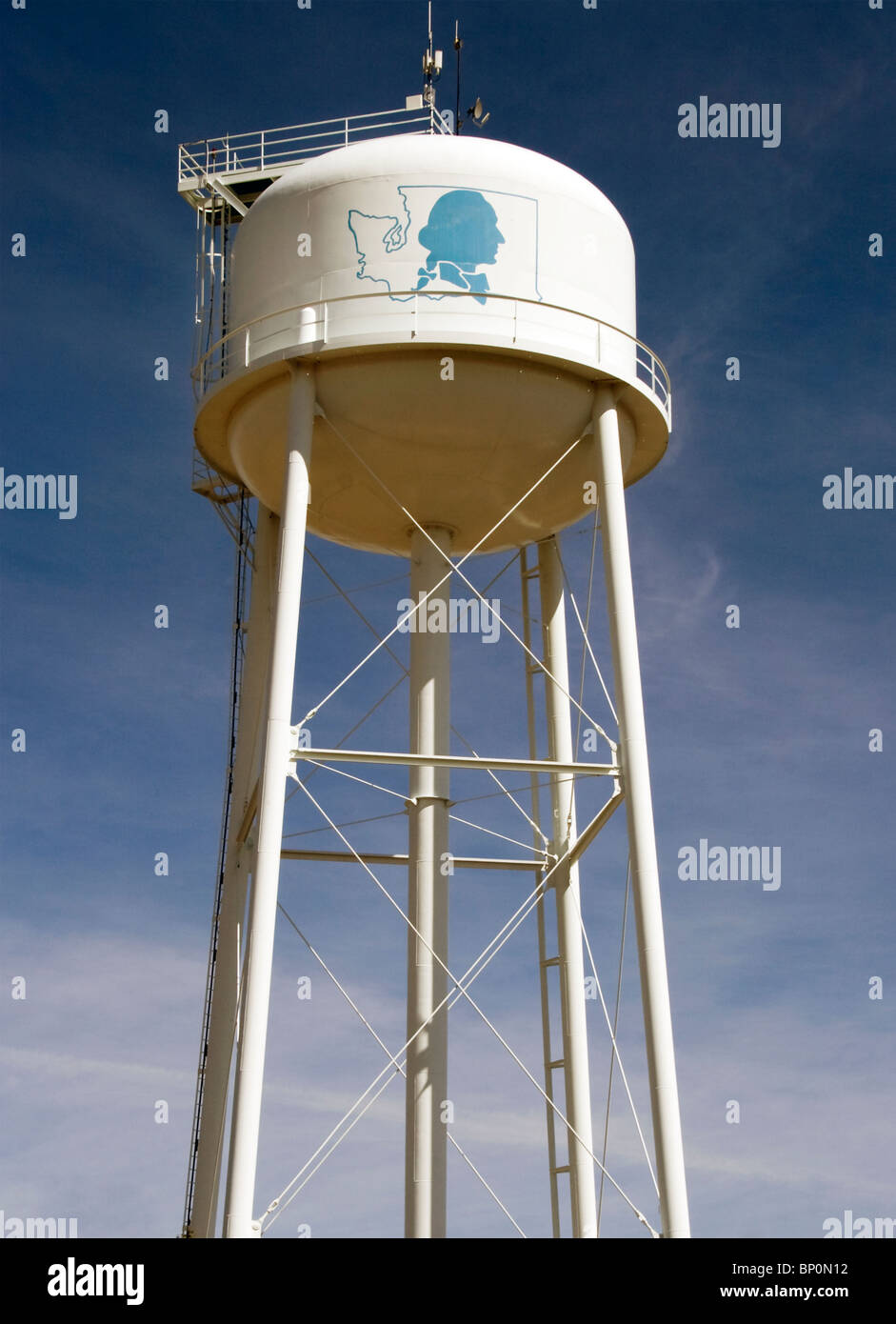 Water Tower in George Washington Stock Photo - Alamy