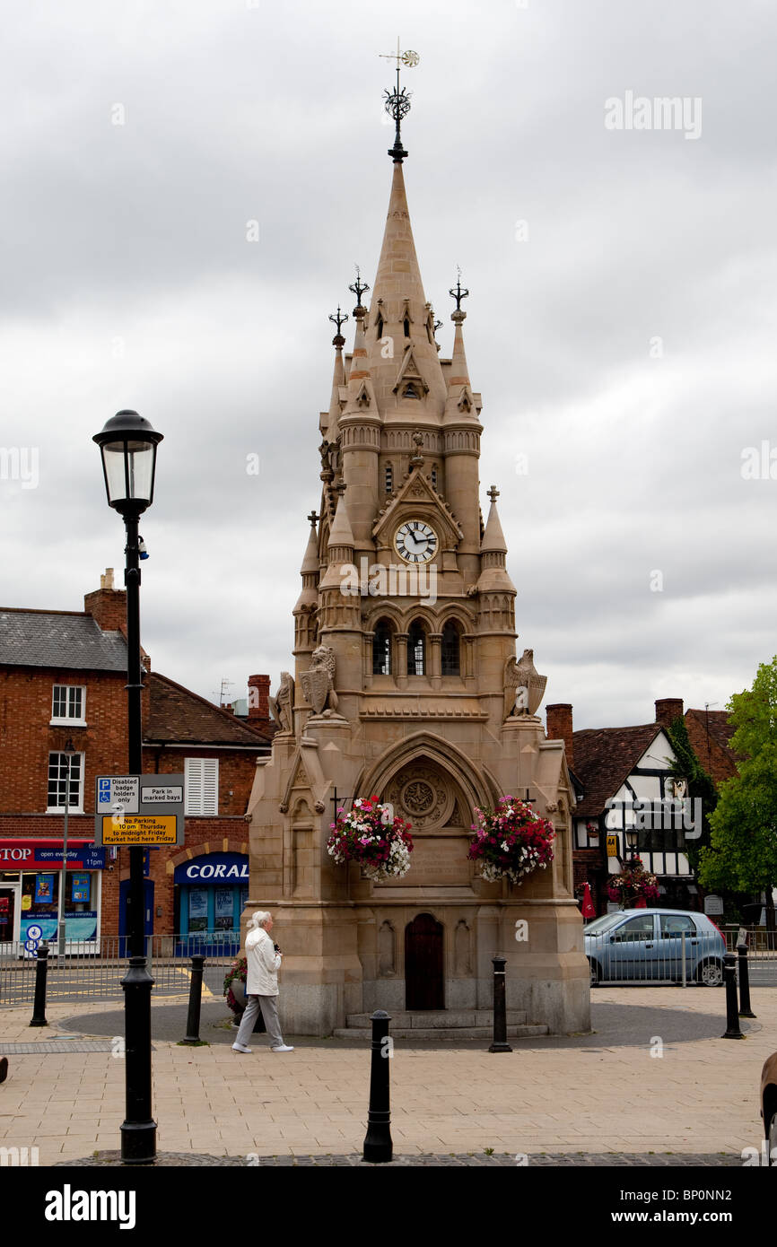 Monument in Stratford on Avon town centre commemorating the Jubilee of ...