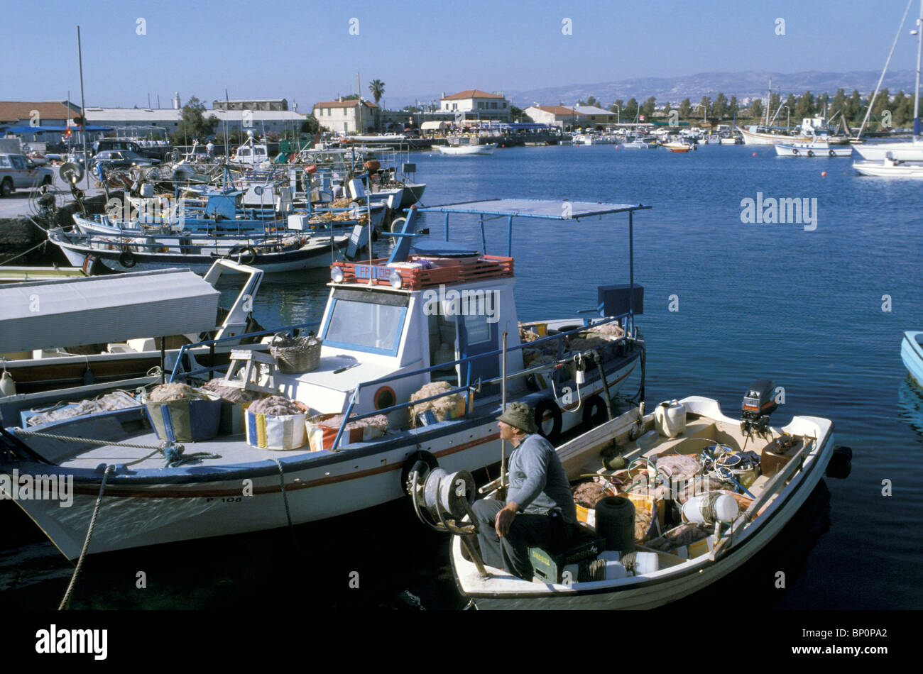 Cyprus, Paphos, harbour Stock Photo - Alamy