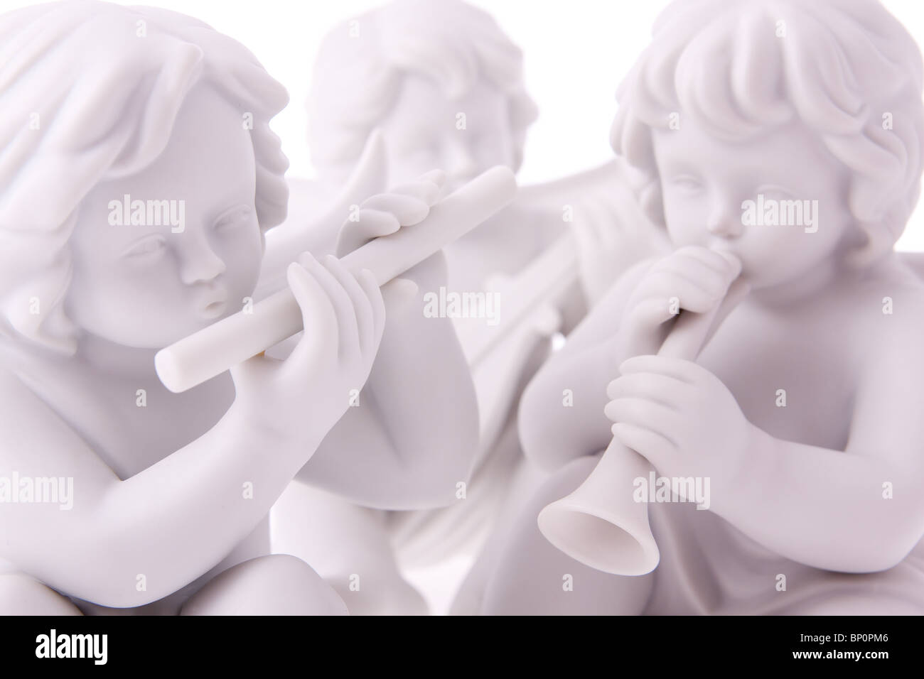 Angel playing flute hi-res stock photography and images - Alamy