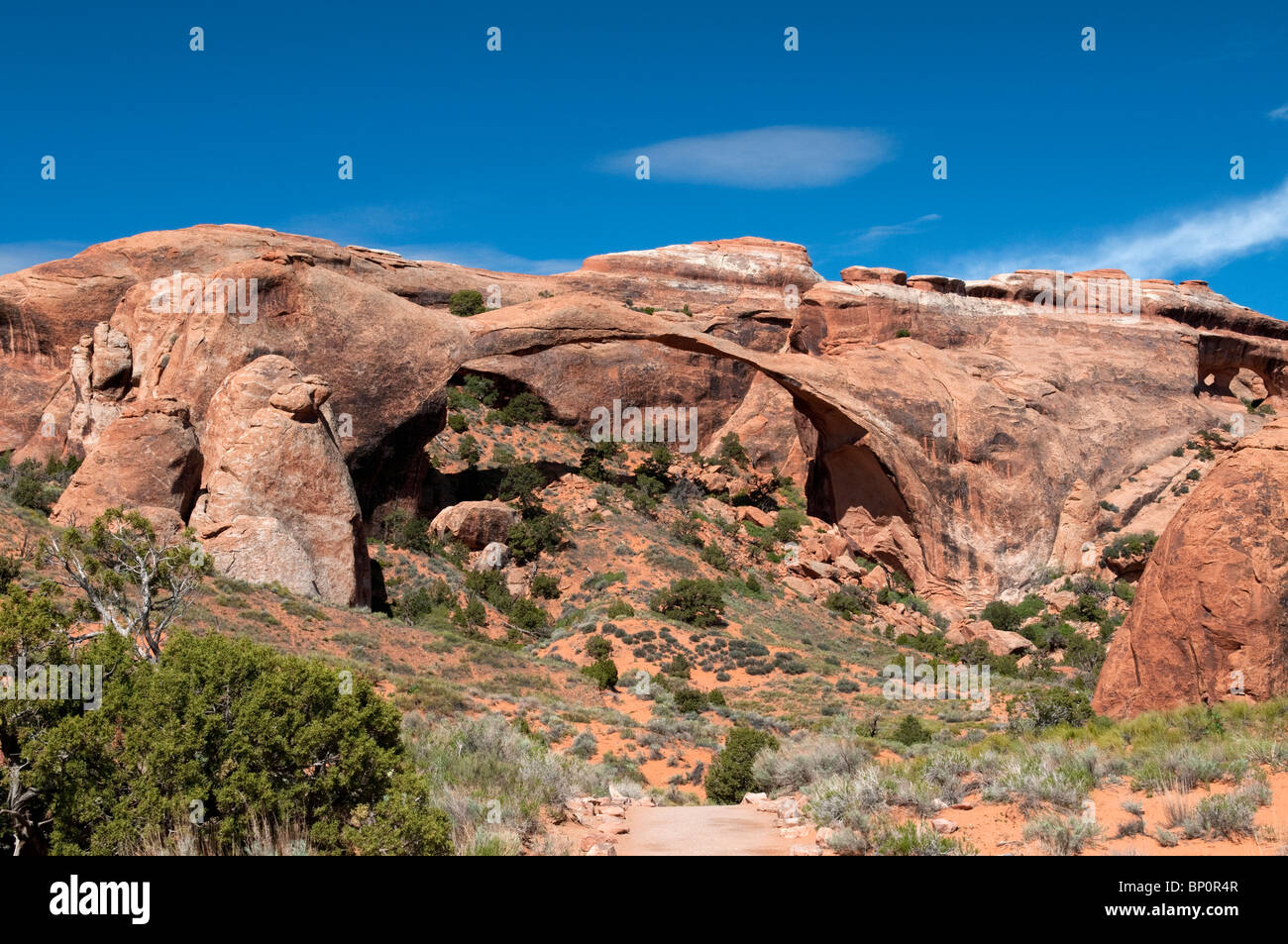 Landscape Arch, Arches National Park, Utah. USA Stock Photo - Alamy