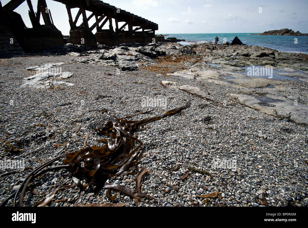 Lizard Point Cornwall UK Beach Stock Photo - Alamy
