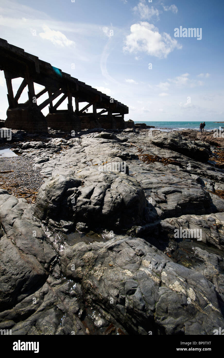 Lizard Point Cornwall UK Beach Stock Photo - Alamy